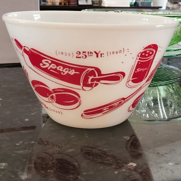 Fire King | Kitchen | Vintage Fire King Celebrating Sprags 25th ...